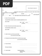 Post Office NSC Form | PDF