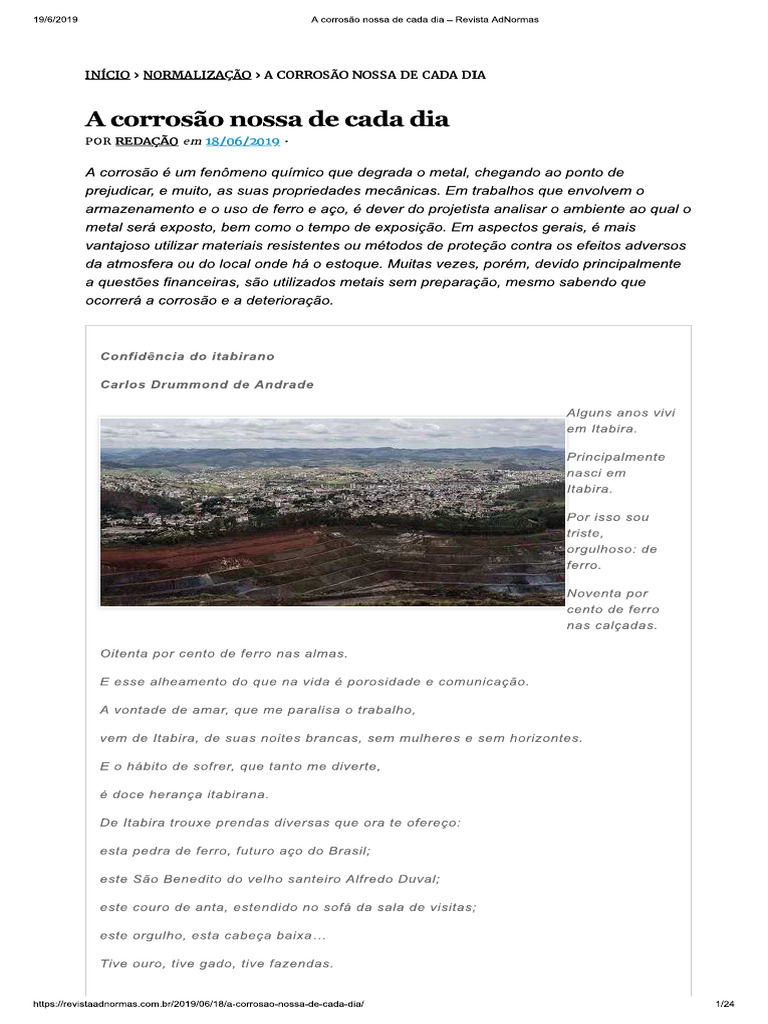 A Corrosão-Revista AdNormas | PDF