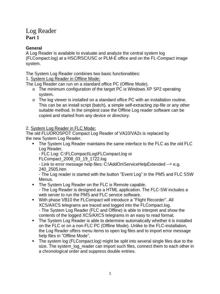 3 Log Reader | PDF | Computer File | Menu (Computing)