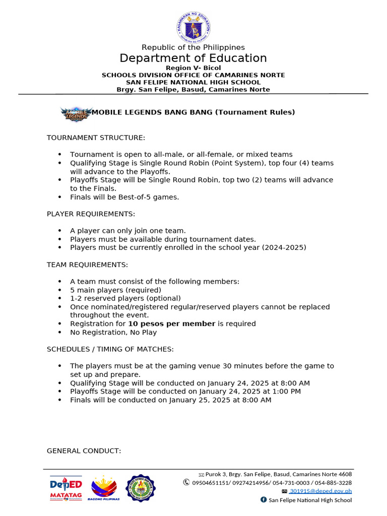 MLBB-Mechanics | PDF | Sports Rules And Regulations | Sports