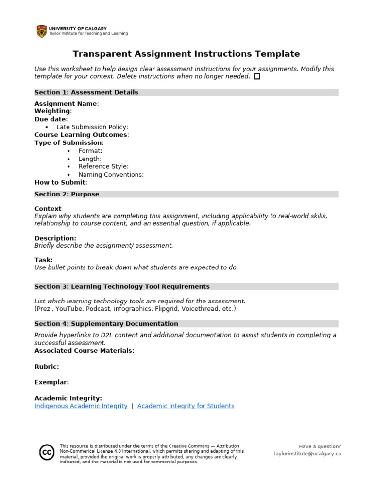 Assignment Guide for Educators | PDF