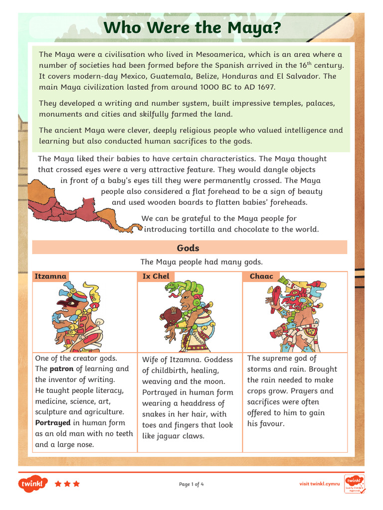 WL Hu 1637256831 Maya Differentiated Comprehension Activity - Ver - 4 ...