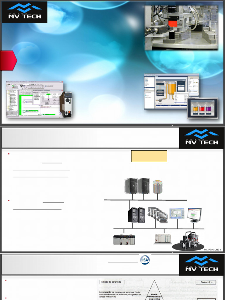 ARQ01 A Redes Industriais MVTECH | PDF | Rede de computadores | Engenharia de Controle