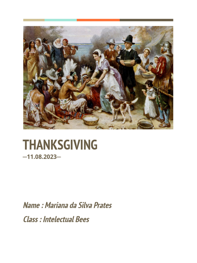 History and Origins of Thanksgiving | PDF
