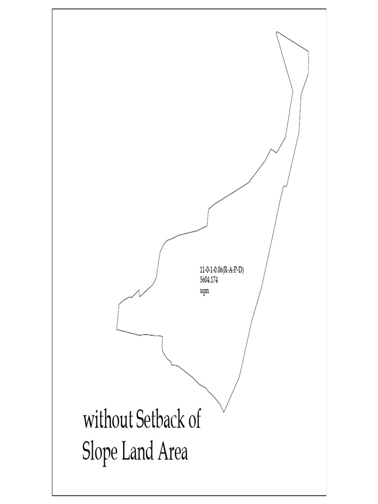 Total Area Without Setback | PDF