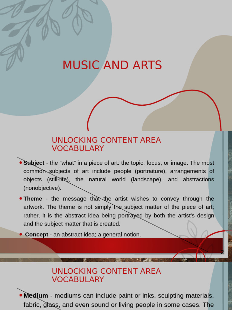 Music and Arts 5 | PDF