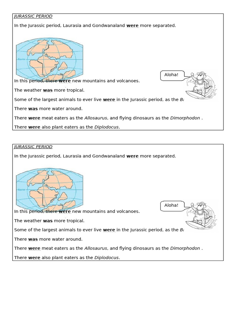 Jurassic Period | PDF