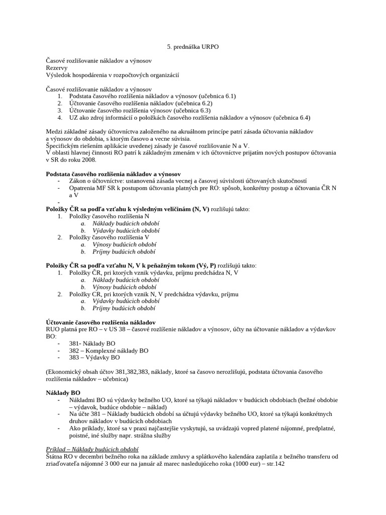 Prednaska URPO | PDF