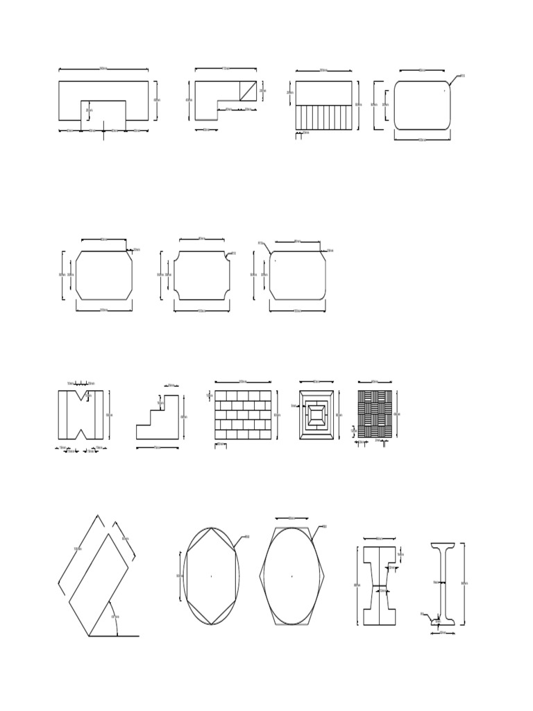List of Various Measurements in mm | PDF