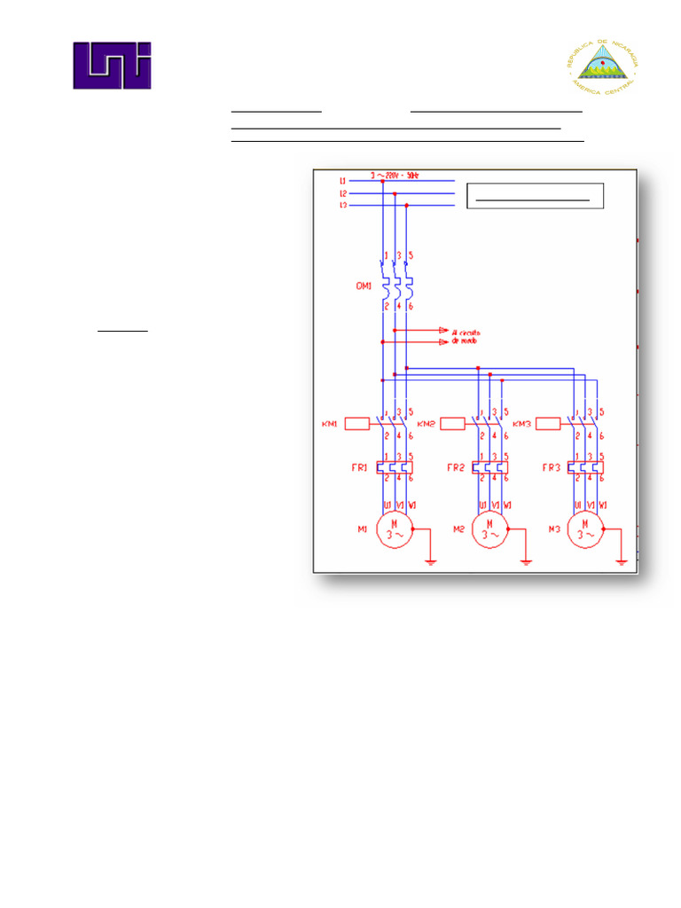 2 Arranque de Tres Motores Trifásicos en Cascada en El Orden 1 2 | PDF