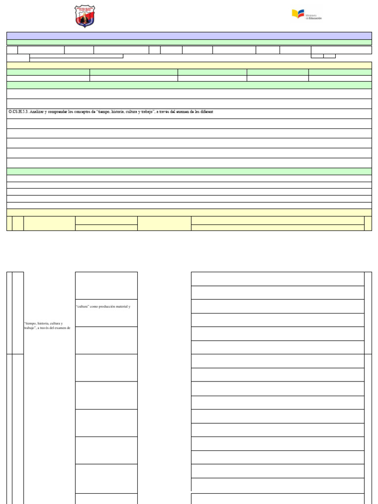 Pca Historia 1ero Bgu WM | PDF | Mundo occidental | Antigua Grecia