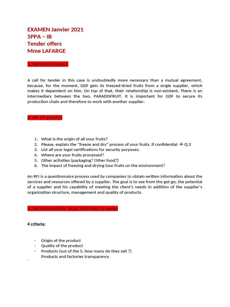 Alves - Ana - 5ib - Tender Offers | PDF | Business