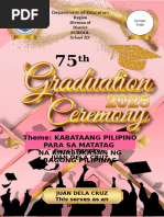 Souvenir Graduation Program 2023 | PDF | Learning | Psychological ...