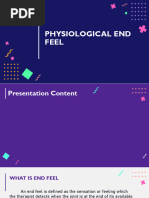 Understanding Joint End Feel Types | PDF | Elbow | Anatomical Terms Of ...