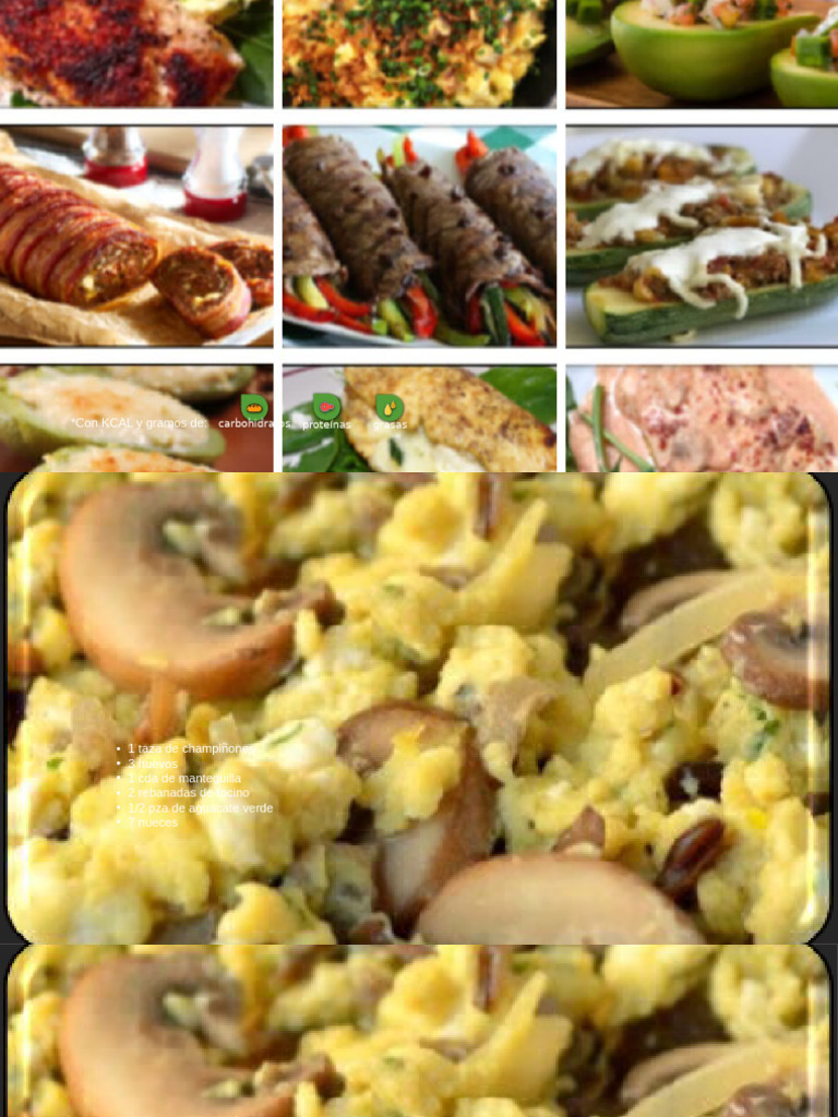 Recetario Cetogenico de Los Menus de 1500 Kcal Menu S Book | PDF ...