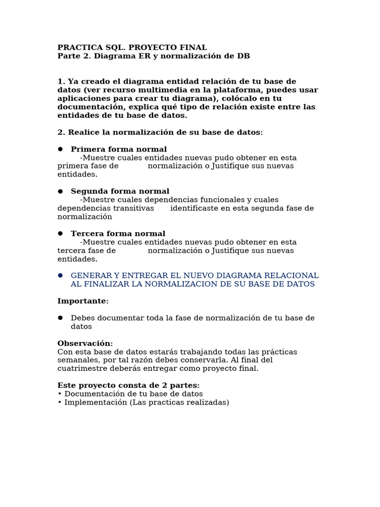 Practica 4 SQL | PDF