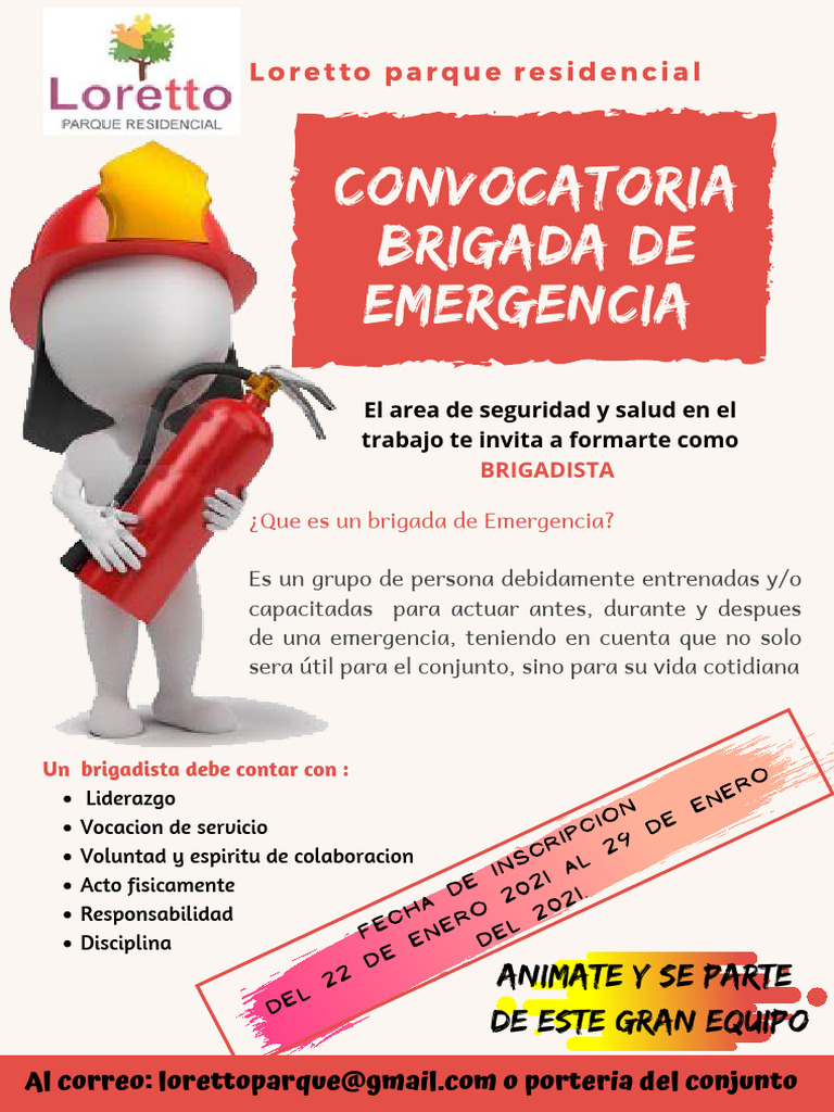 Convocatoria Brigada de Emergencia 2021 | PDF