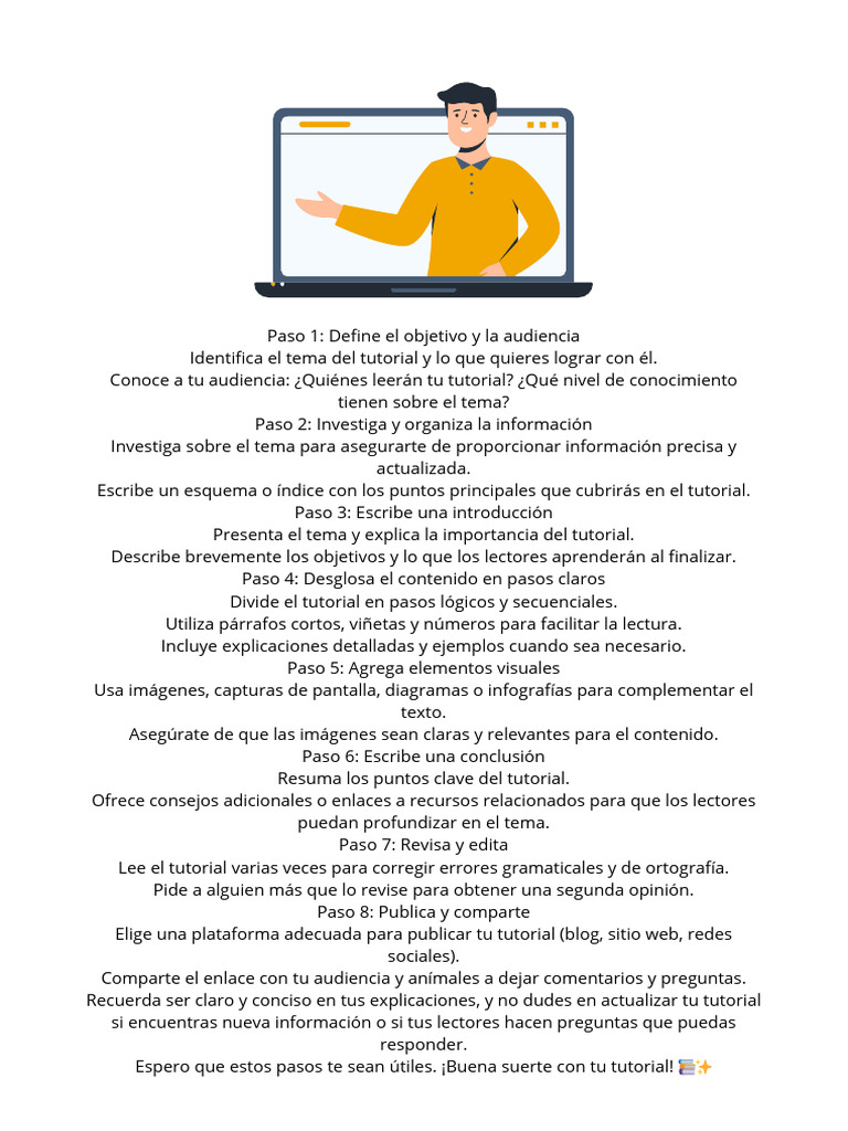 Tutorial de Como Hacer Tutoriales | PDF