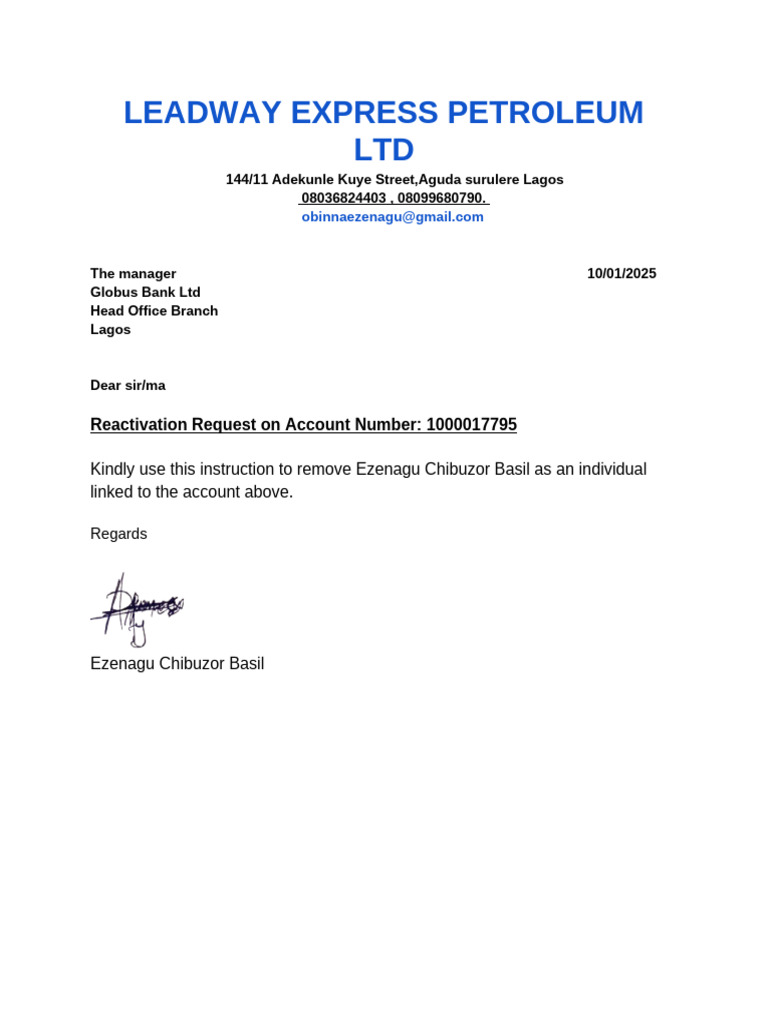 Leadway Express Petroleum LTD ( | PDF