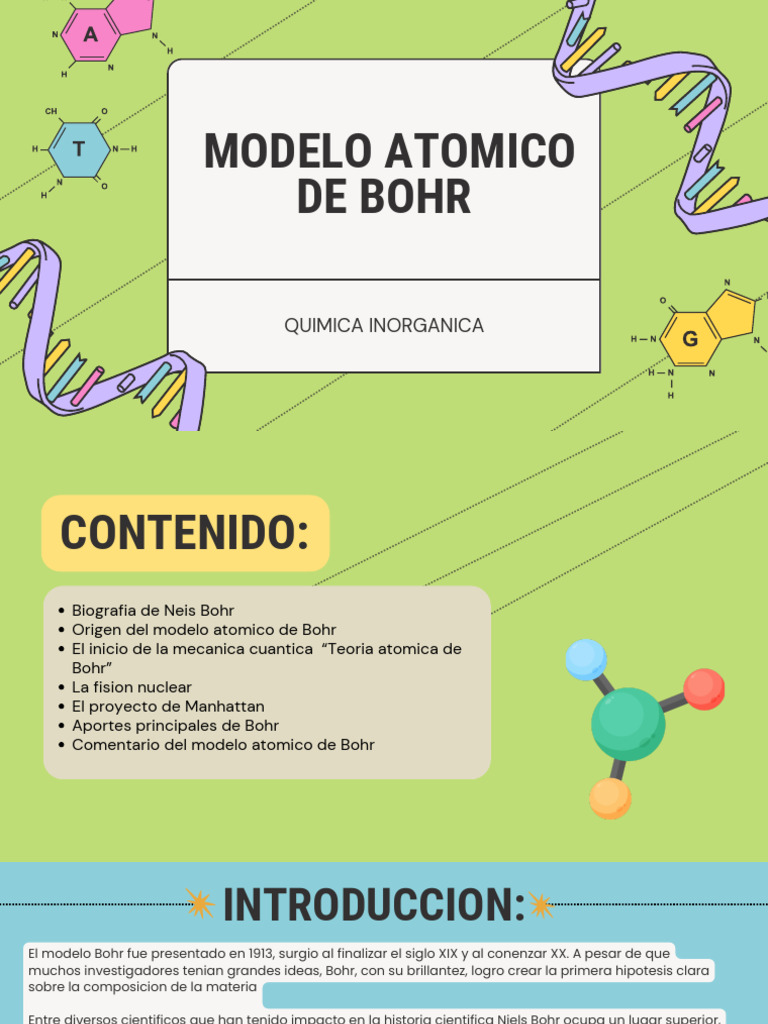 Modelo Atomico de Bohr | PDF | Átomos | Electrón