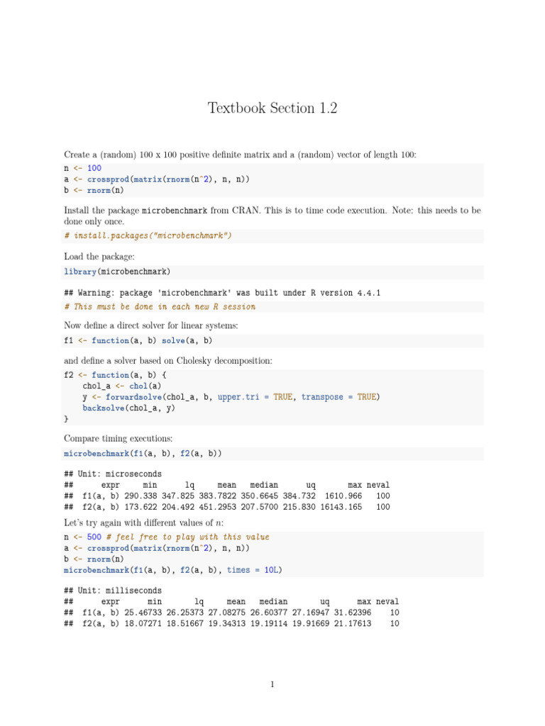Exercises From Demmel Textbook | PDF
