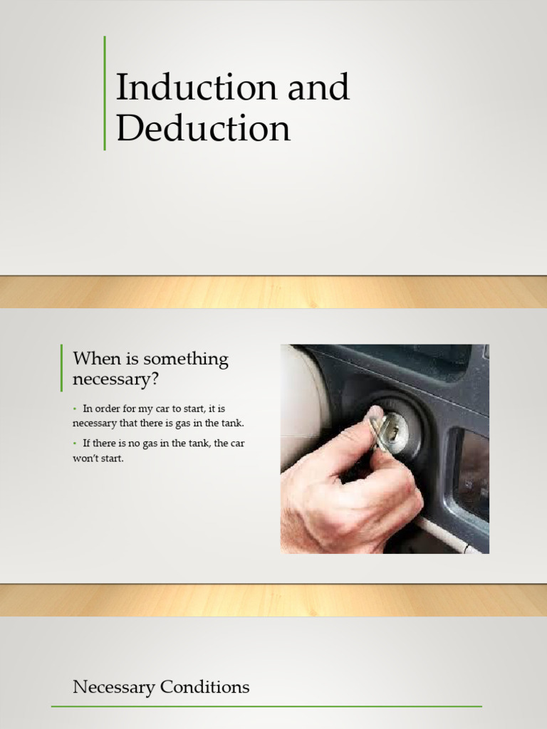 Induction and Deduction 1 | PDF | Argument | Deductive Reasoning