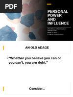 The 6 Sources of Influence | PDF | Behavior | Motivational