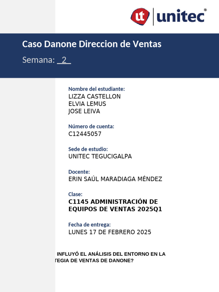 Estrategias de Ventas de Danone | PDF | Marketing | Mercado (economía)