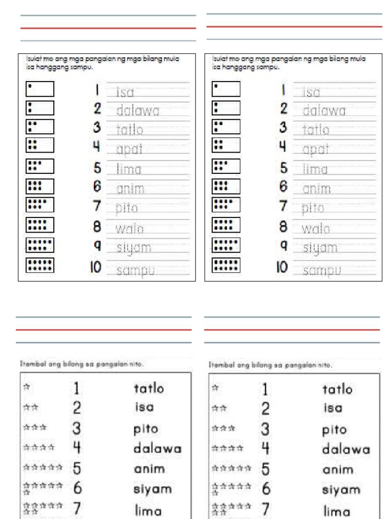 Numeracy Worksheets | PDF
