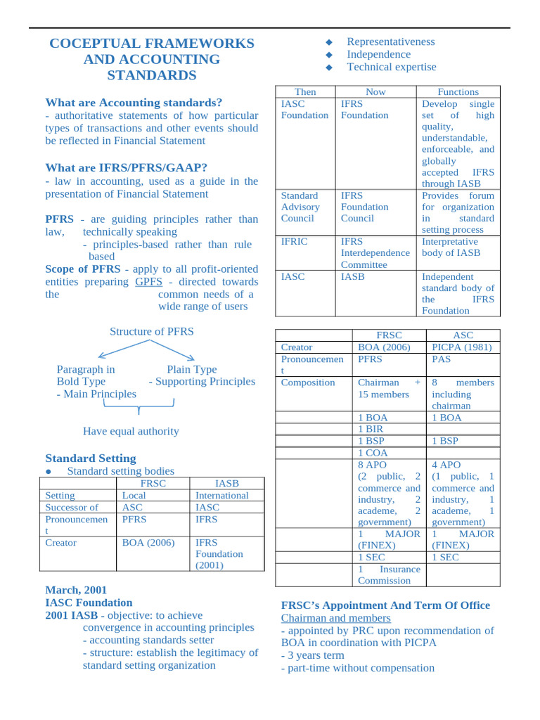 Conceptual Framework And Accounting Standards Pdf Historical Cost