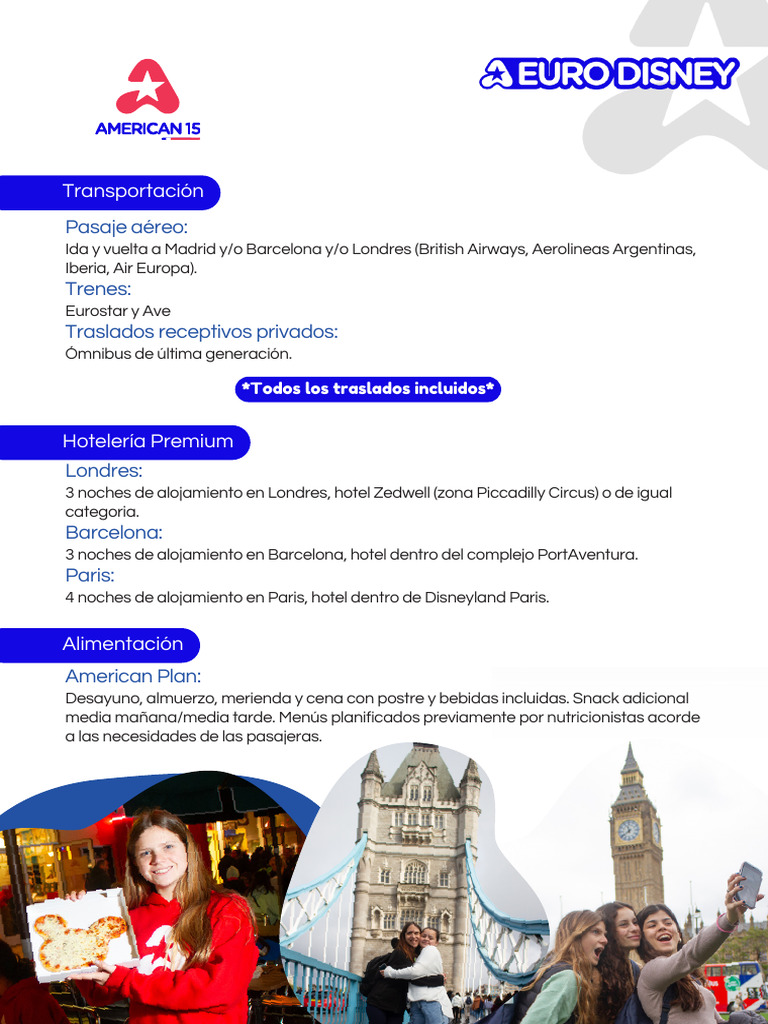 Programa Euro Disney Agosto 2025 | PDF | Londres | París