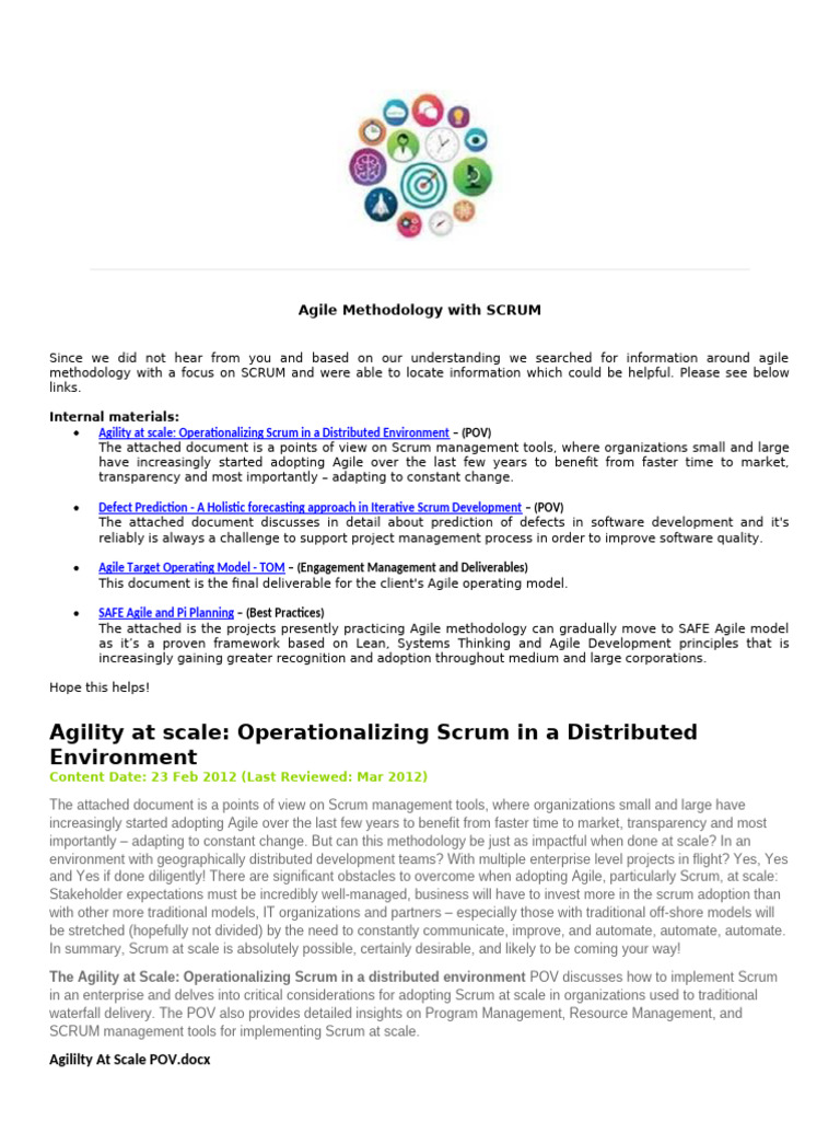 Agile with SCRUM | PDF | Agile Software Development | Software Development Process