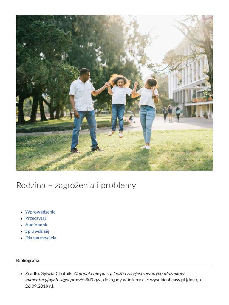 Rodzina Zagrozenia i Problemy | PDF
