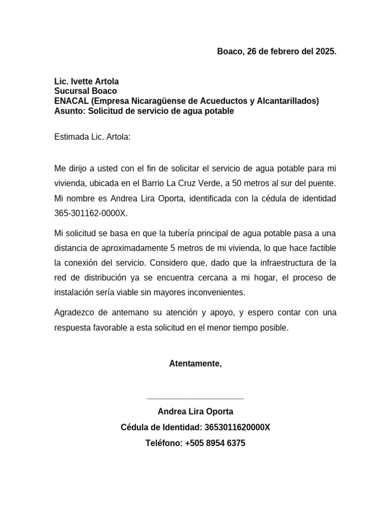 Encal Solictud | PDF