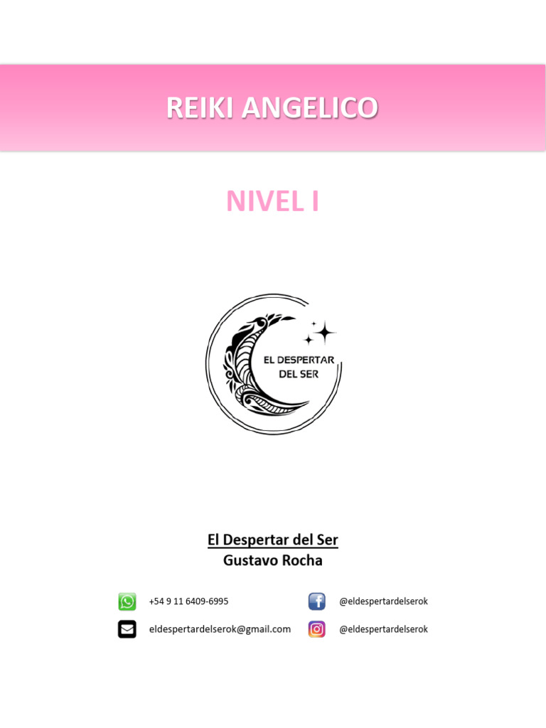 Reiki Angelico I (DS) | PDF | Amor | Arcángel