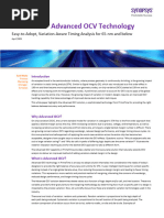 OCV Vs AOCV Vs POCV | PDF | Complexity | Statistics