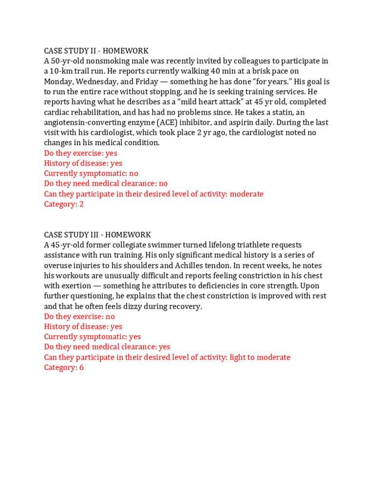 Training Assessments for Runners | PDF
