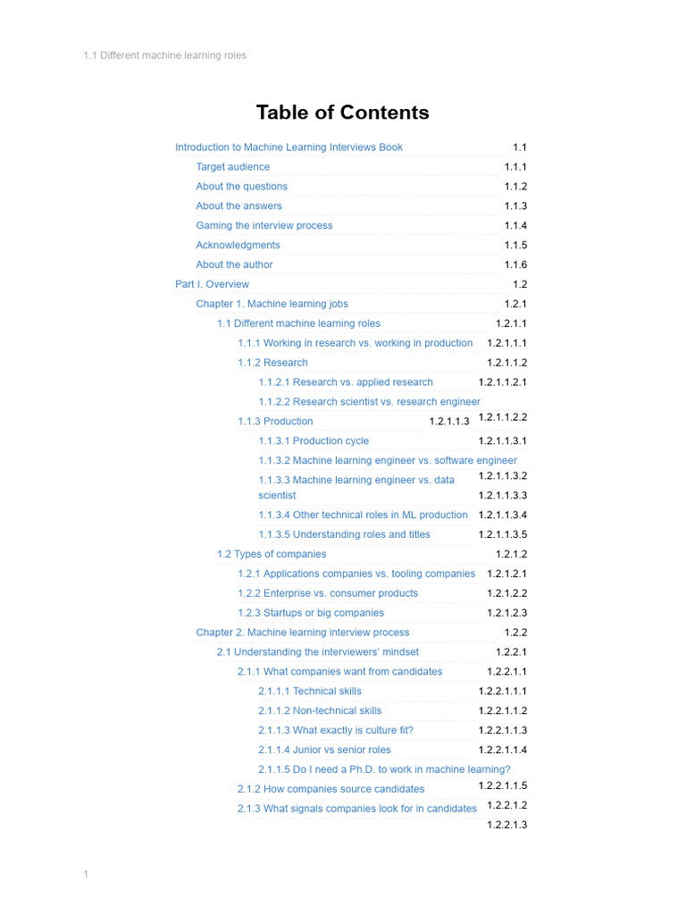 ML Interviews Book | PDF | Machine Learning | Data Science