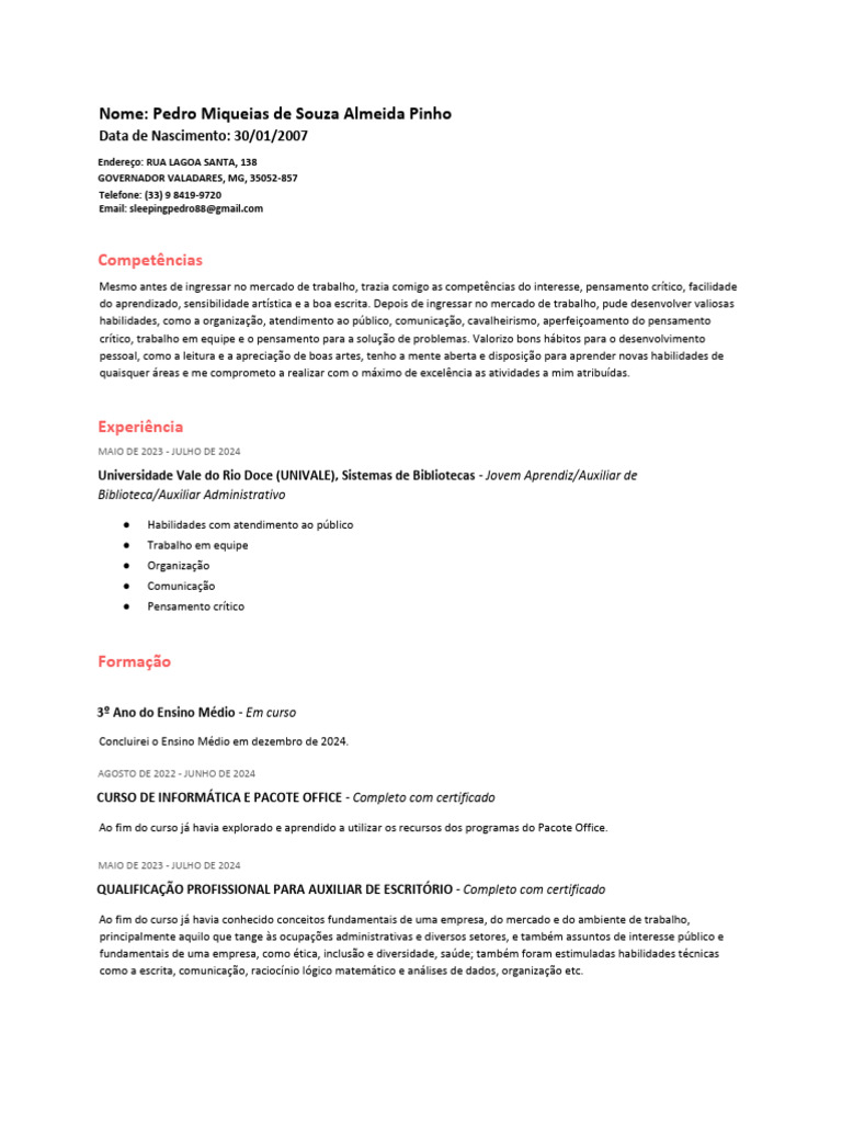 Currículo Base | PDF