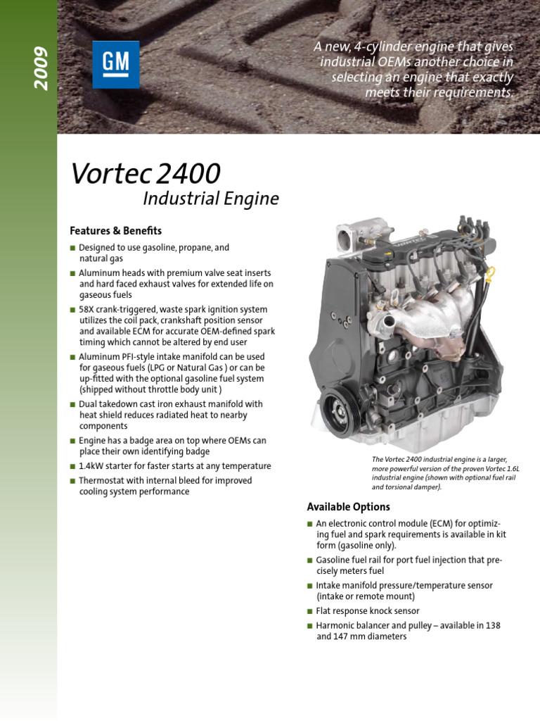 2009_2400_Industrial | PDF | Horsepower | Engines