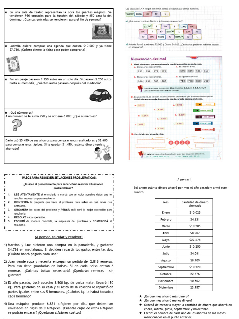 Actividades de Matem-Tica | PDF
