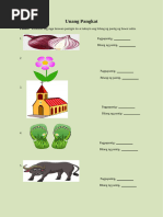 Pagpapantig Worksheet 1 | PDF