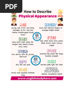 Physical Appearance Descriptions | PDF