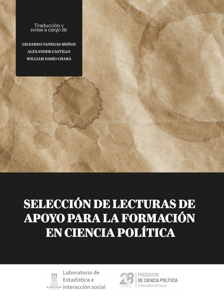 Lecturas Cienci Pol-tica | PDF | Ciencias Políticas | Teoría