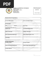 Unam Readiness Programme Application Form | PDF | Identity Document ...