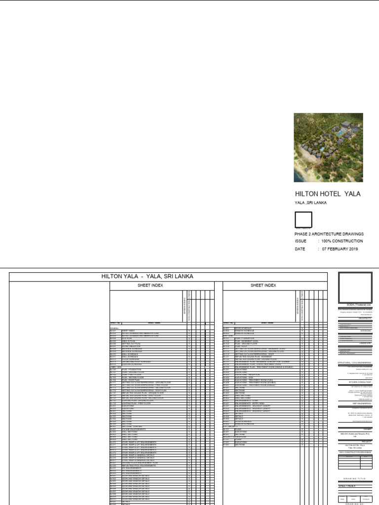 SODA-344 - HYL - PH2-AR-100p CONSTRUCTION DRAWINGS - Half Size | PDF | Basement | Building ...