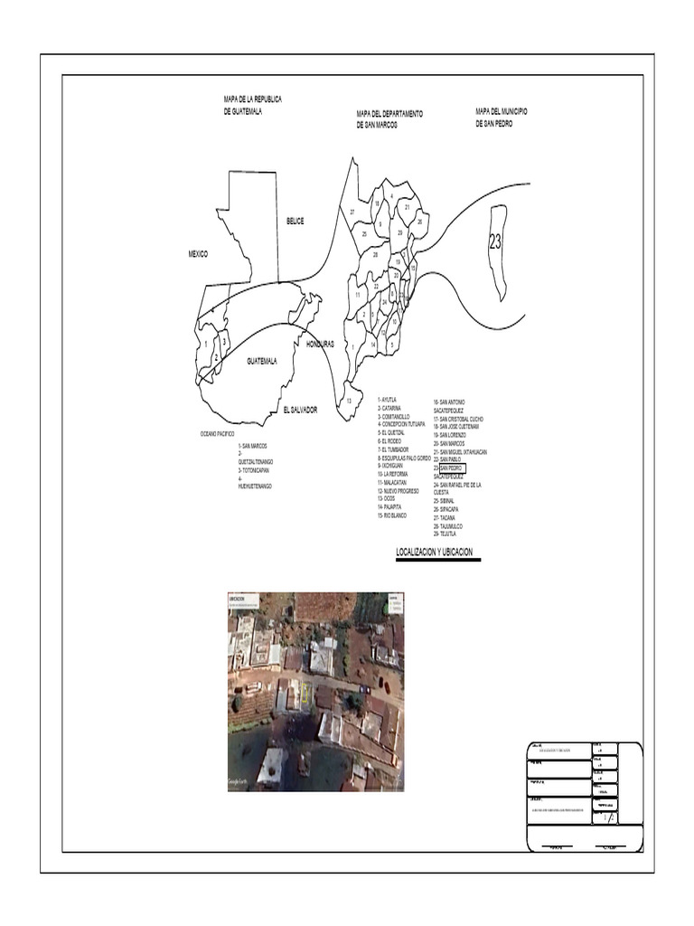PLANO DE UBICACION Y LOCALIZACION - Model | PDF