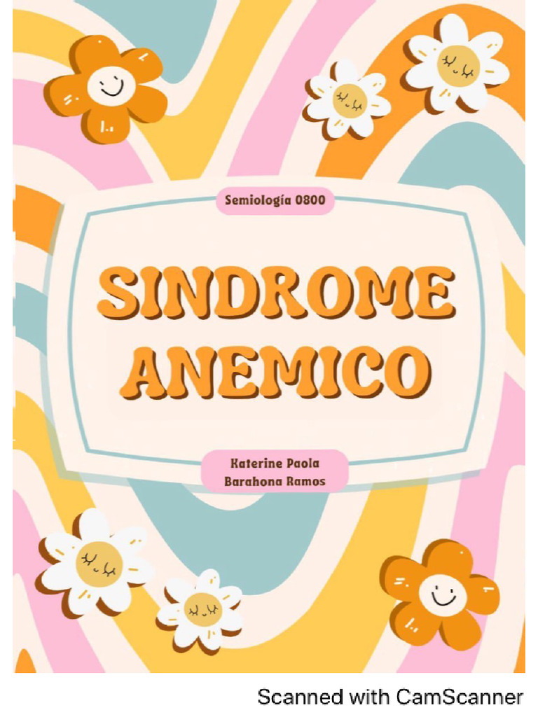 Síndrome Anémico | PDF