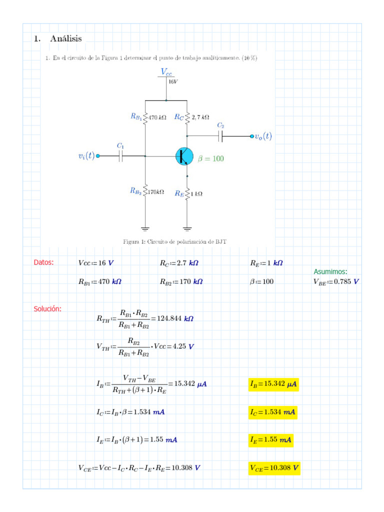 Resolución Analítica - ELT 2580 | PDF
