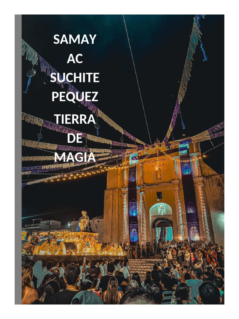 Samayac: Cultura y Tradición en Suchitepéquez | PDF
